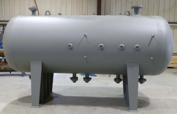 50" ID X 10' seam/seam X 1,440 psi horizontal 3 phase separator